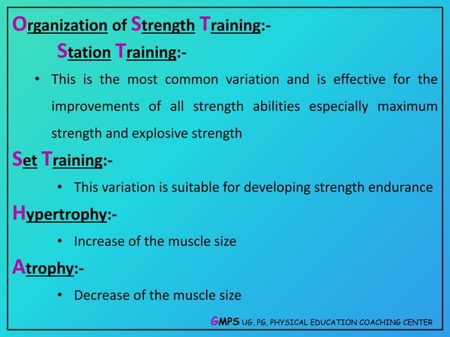Strength definition types of strength and training its intensity | PPTX ...