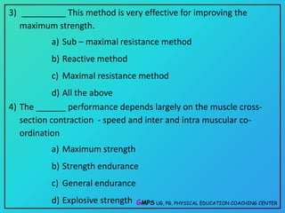 Strength definition types of strength and training its intensity | PPTX
