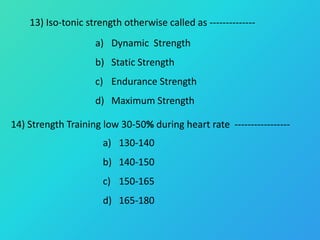 Strength definition types of strength and training its intensity | PPT