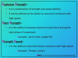 Strength definition types of strength and training its intensity | PPTX