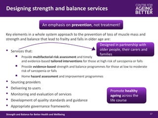 Strength and Balance for Better Health and Wellbeing | PPT