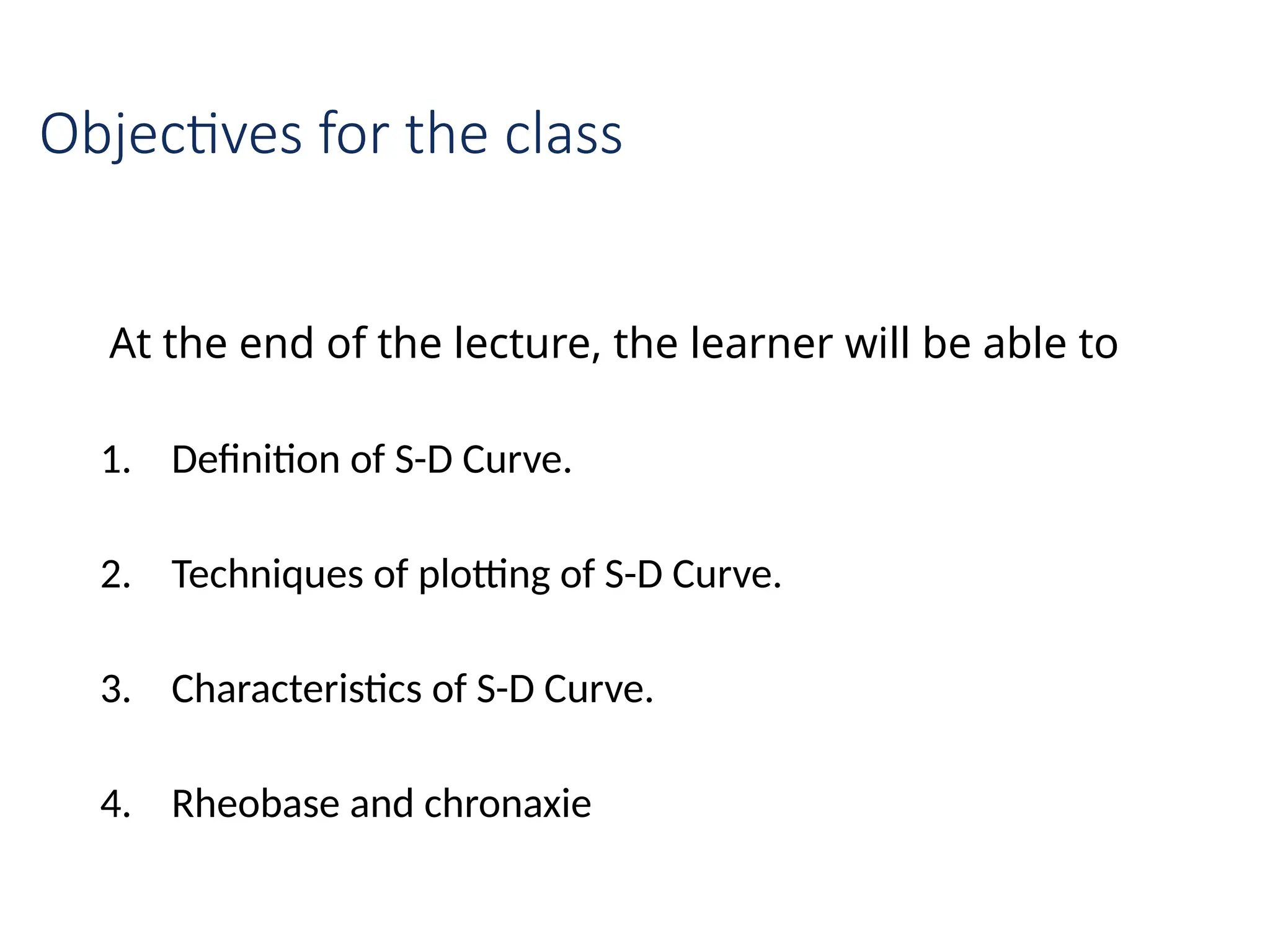 Strength- duration curve ppt presentation | PPT