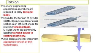 strength-I CH-4 - Torsion.pdf,Department of Mechanical Engineering ...