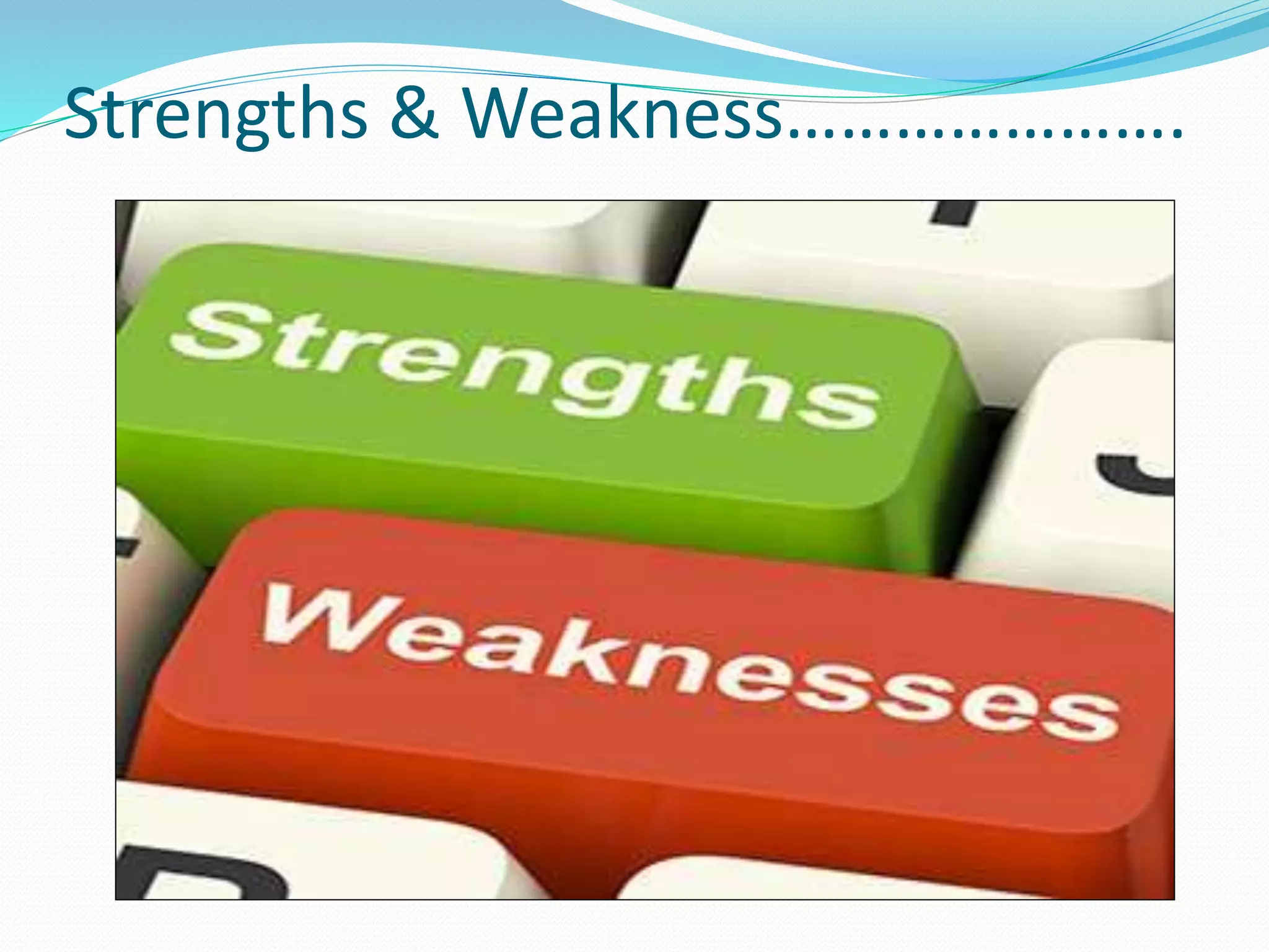 Strength weakness | PPTX