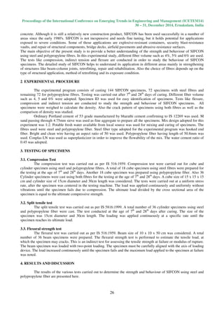 Strength and behaviour of sifcon with different types of fibers | PDF ...