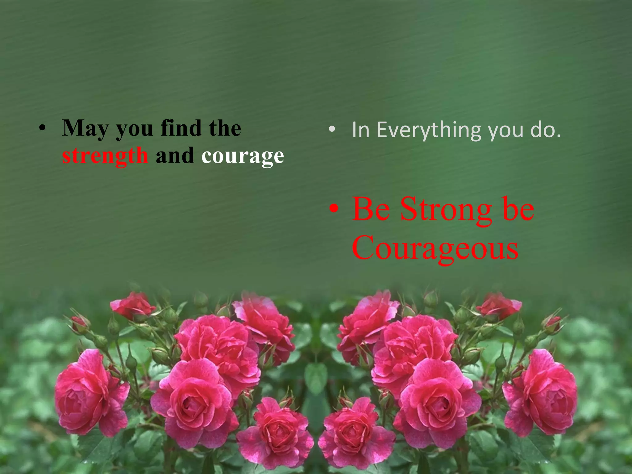 Strength and Courage | PPT