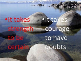 Strength and Courage | PPT