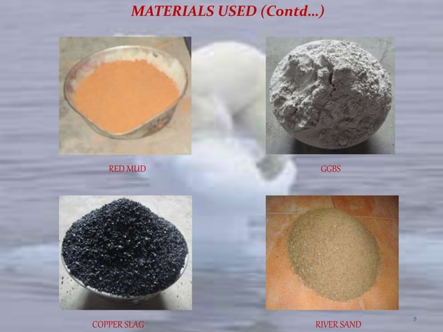 Strength and stability characteristics of ggbs and red mud based ...