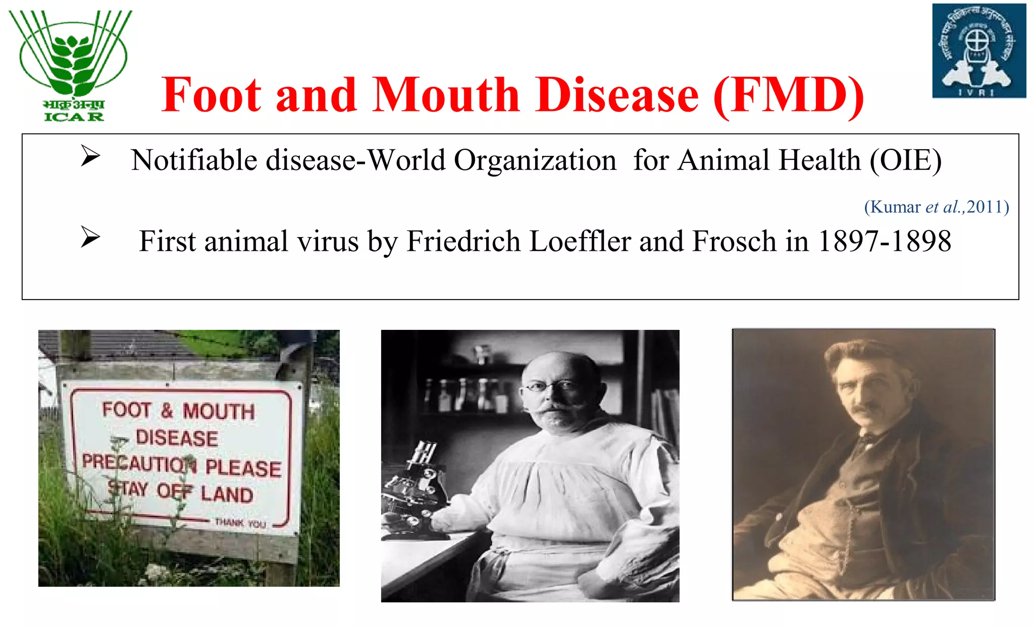 Strength and weaknesses of fmd control programme going on in india dr ...