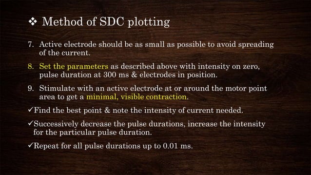 Strength duration curve (SDC) | PPTX