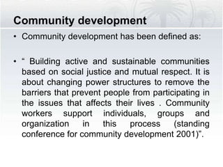 Strengthen community action | PPTX