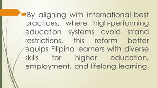 Strengthened Senior high school curriculum | PPTX