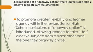 Strengthened Senior high school curriculum | PPTX