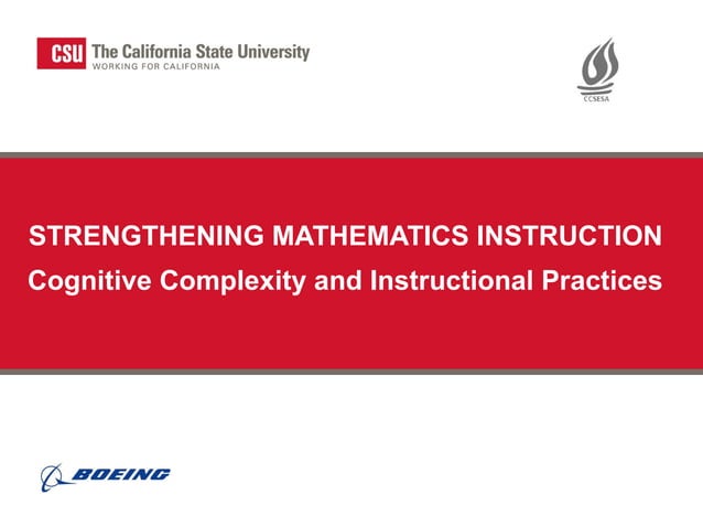 Strengthening mathematics-instruction | PPT