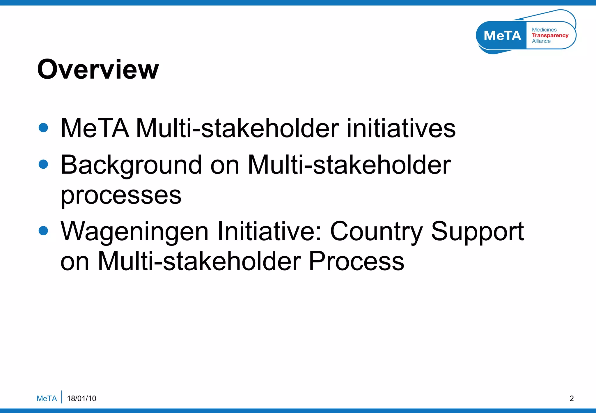 Strengthening multi-stakeholder processes | PPT