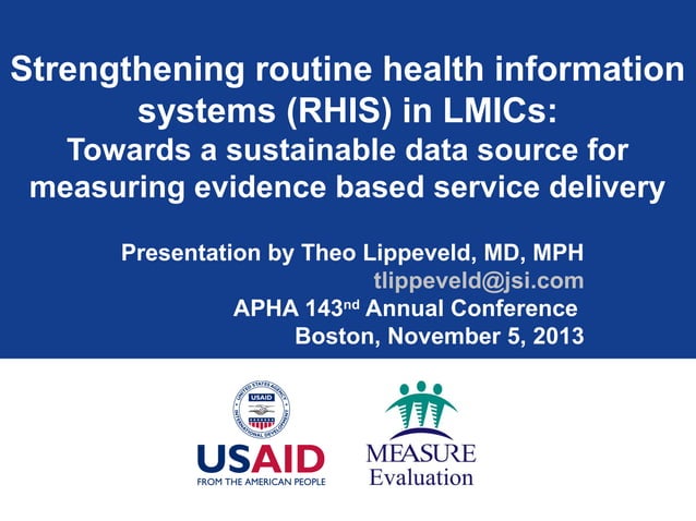 Strengthening Routine Facility-based Health Information Systems in ...
