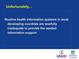Strengthening Routine Facility-based Health Information Systems in ...