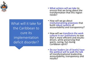 Strengthening Development Effectiveness in the Caribbean | PDF