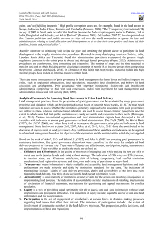 Strengthening good governance in urban land management in ethiopia | PDF