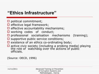 Strengthening integrity in the public sector | PPT