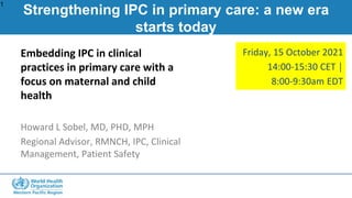 Strengthening IPC in primary care.pptx