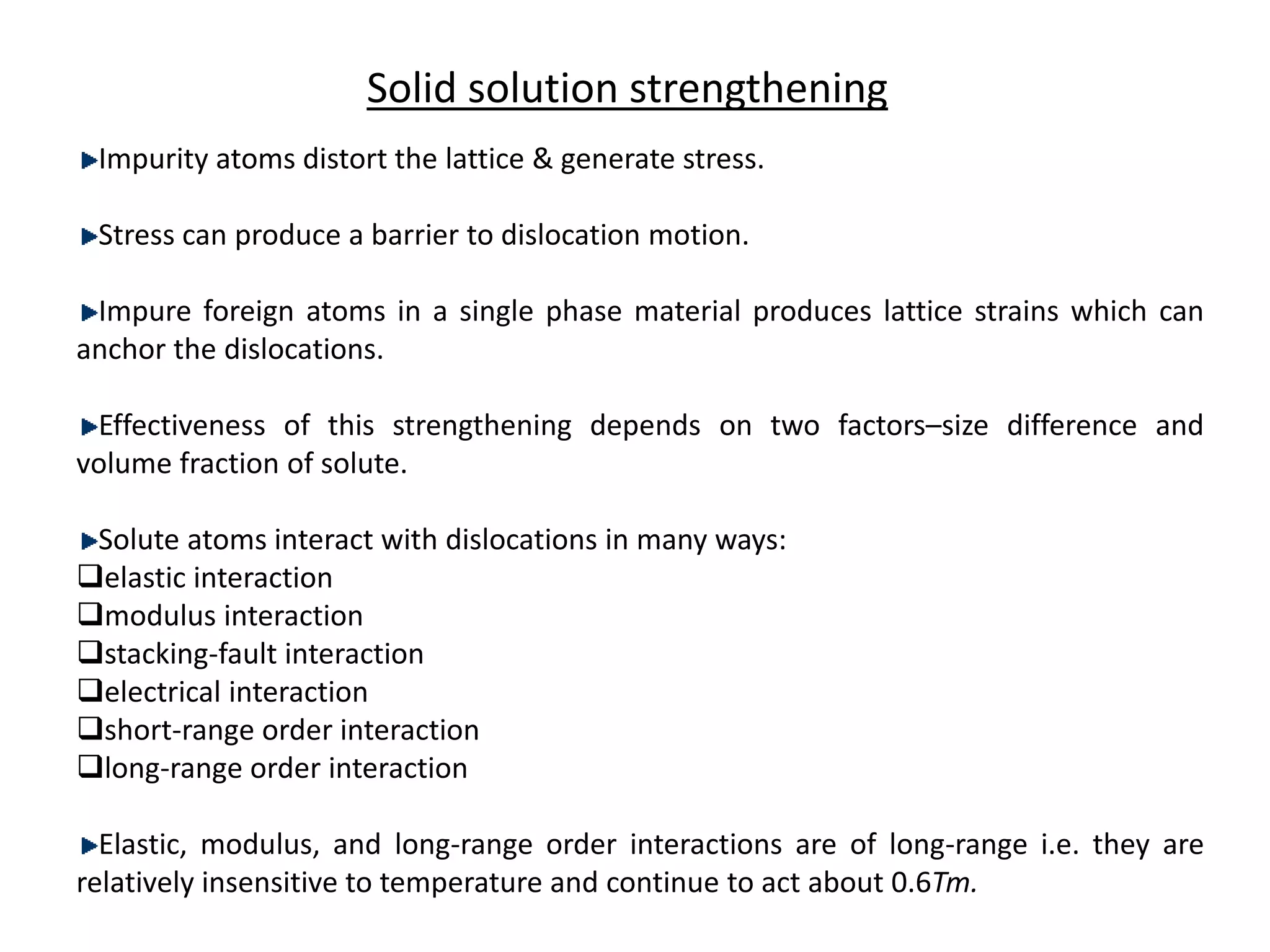 Strengthening mechanism ppt | PPTX