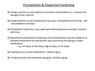 Strengthening mechanism ppt | PPTX