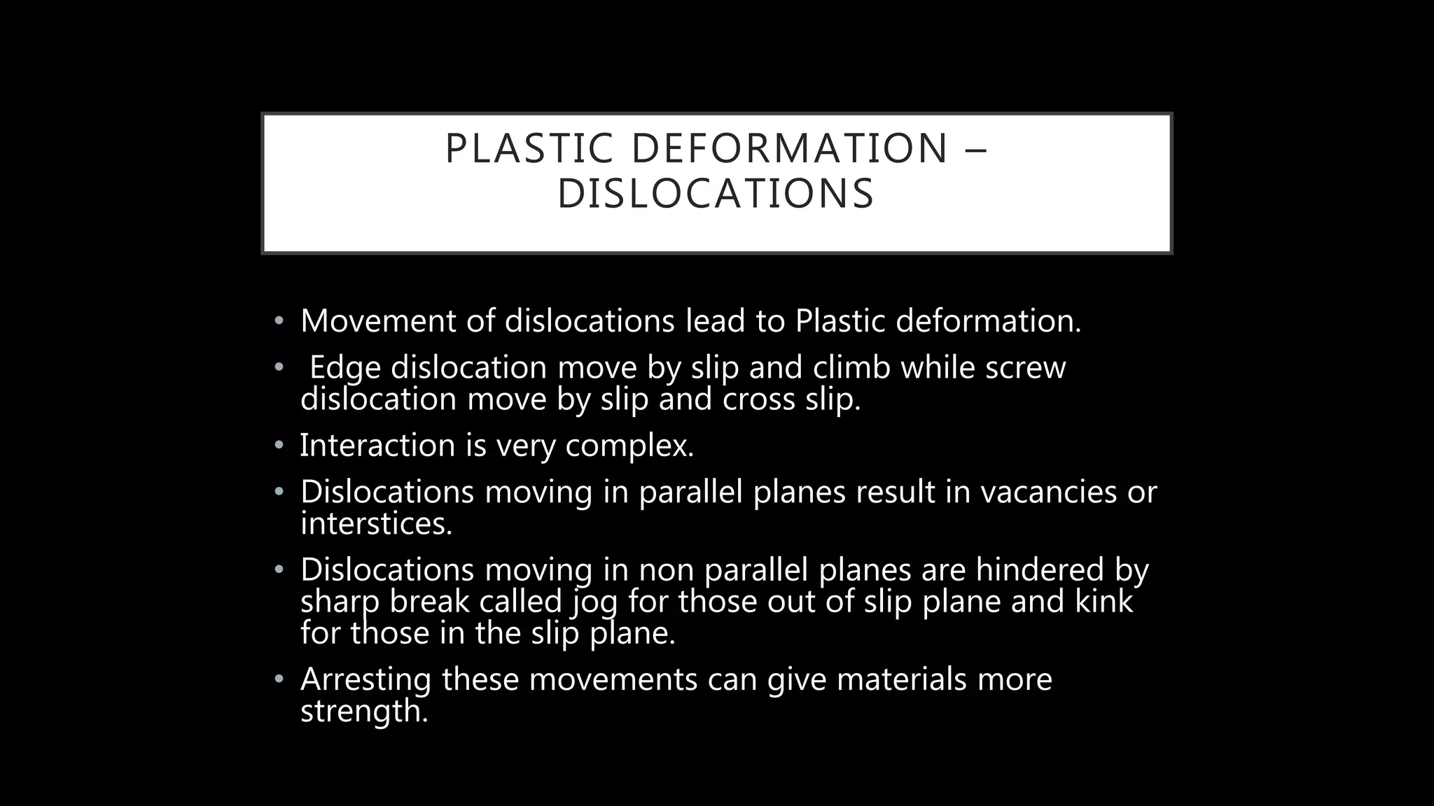 Strengthening mechanisms in materials | PPTX
