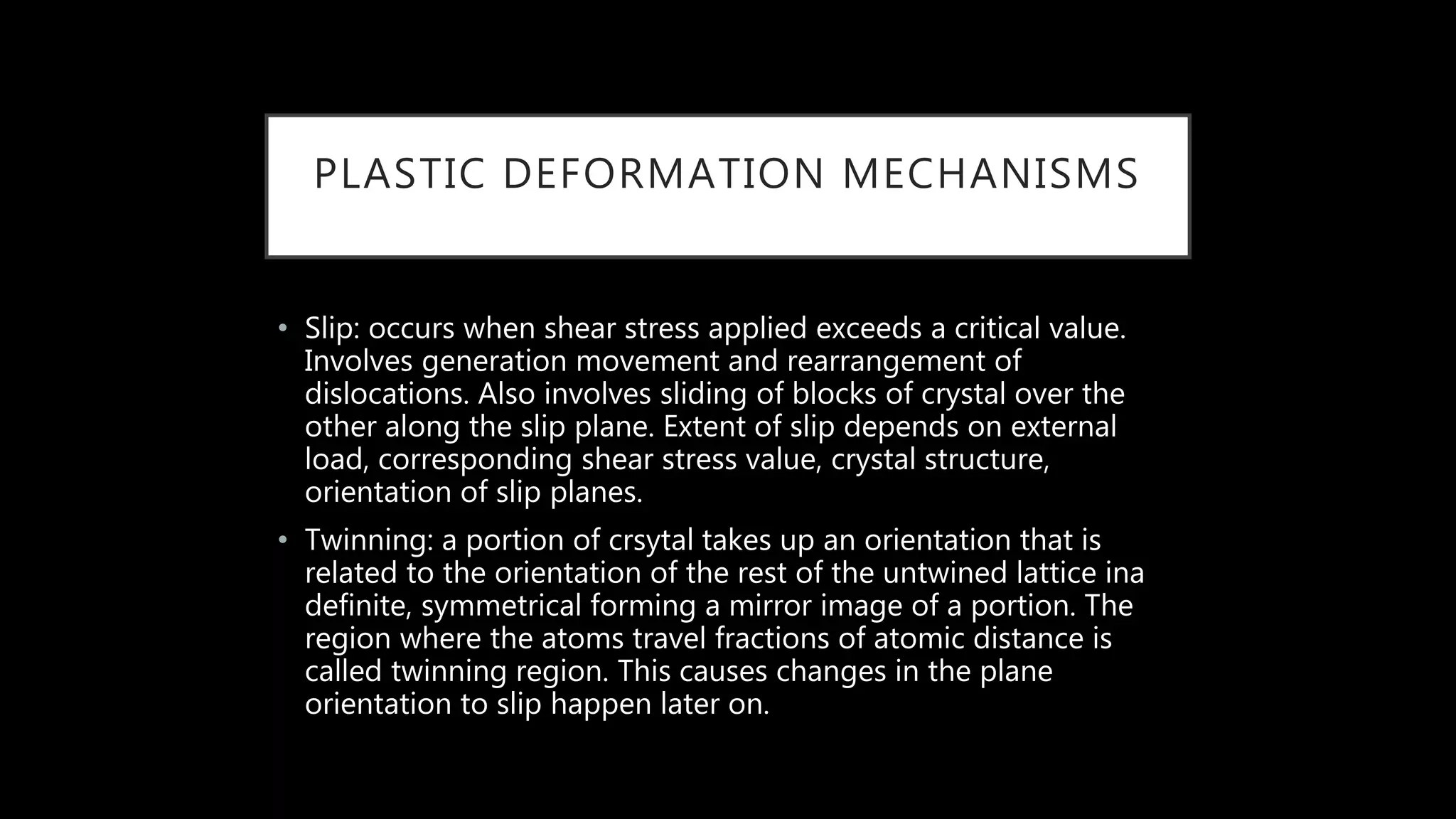 Strengthening mechanisms in materials | PPTX