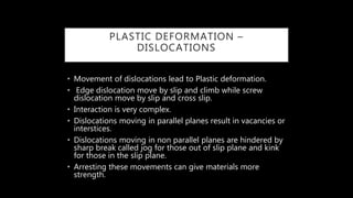 Strengthening mechanisms in materials | PPTX
