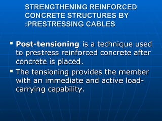 Strengthening of an existing reinforced concrete structure.ppt