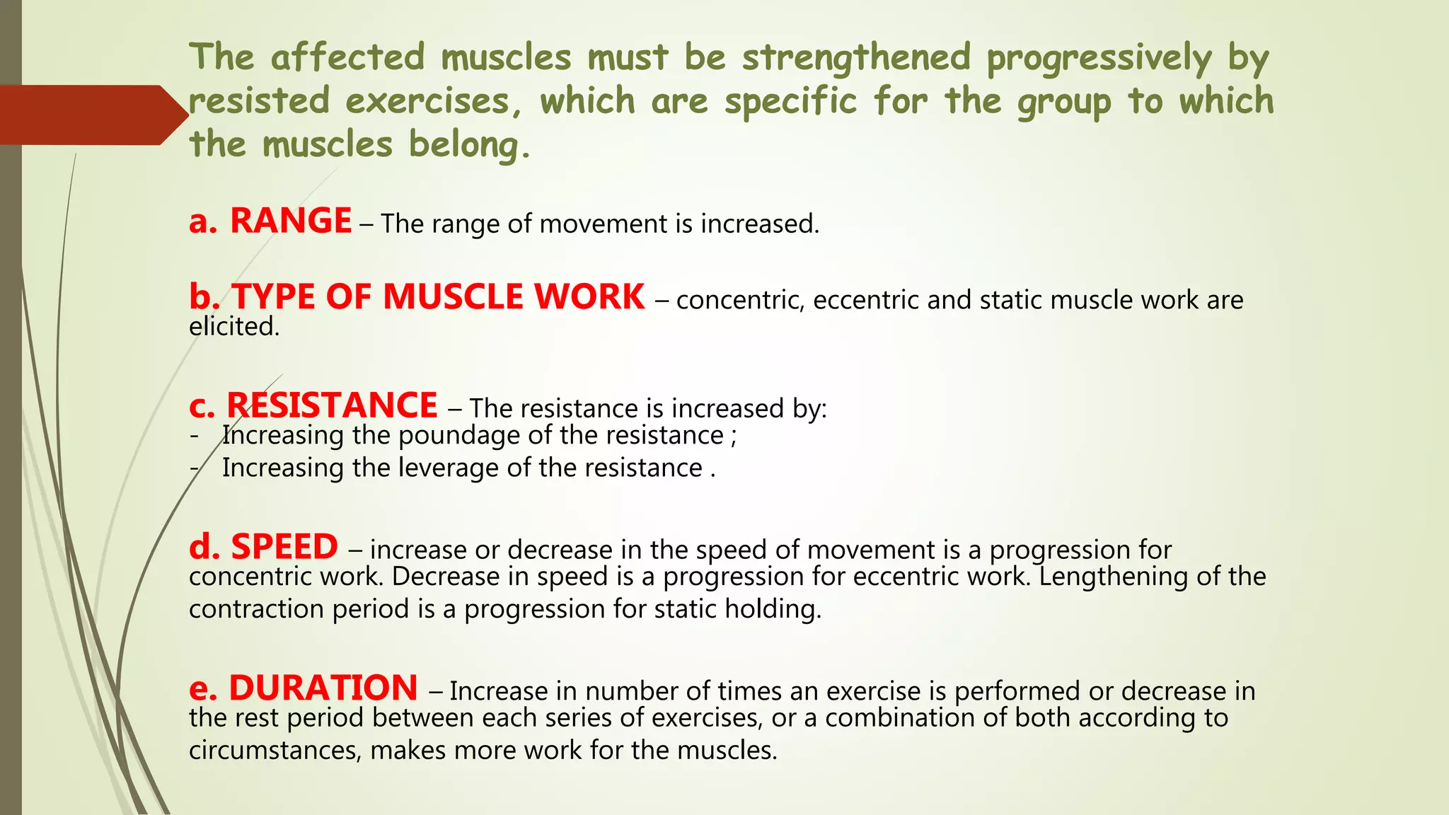 Strengthening of lower limbs , Physiotherapy. | PPTX