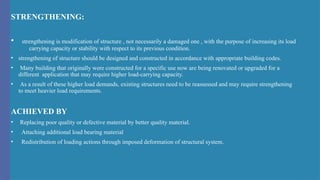 Strengthening of Superstructure by Reinforcement Addition.pptx