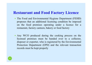 Strengthening Regulation of Recycling of Waste Cooking Oils | PDF ...