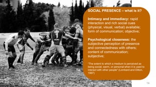 Strengthening social ties via ict in the organization | PPTX