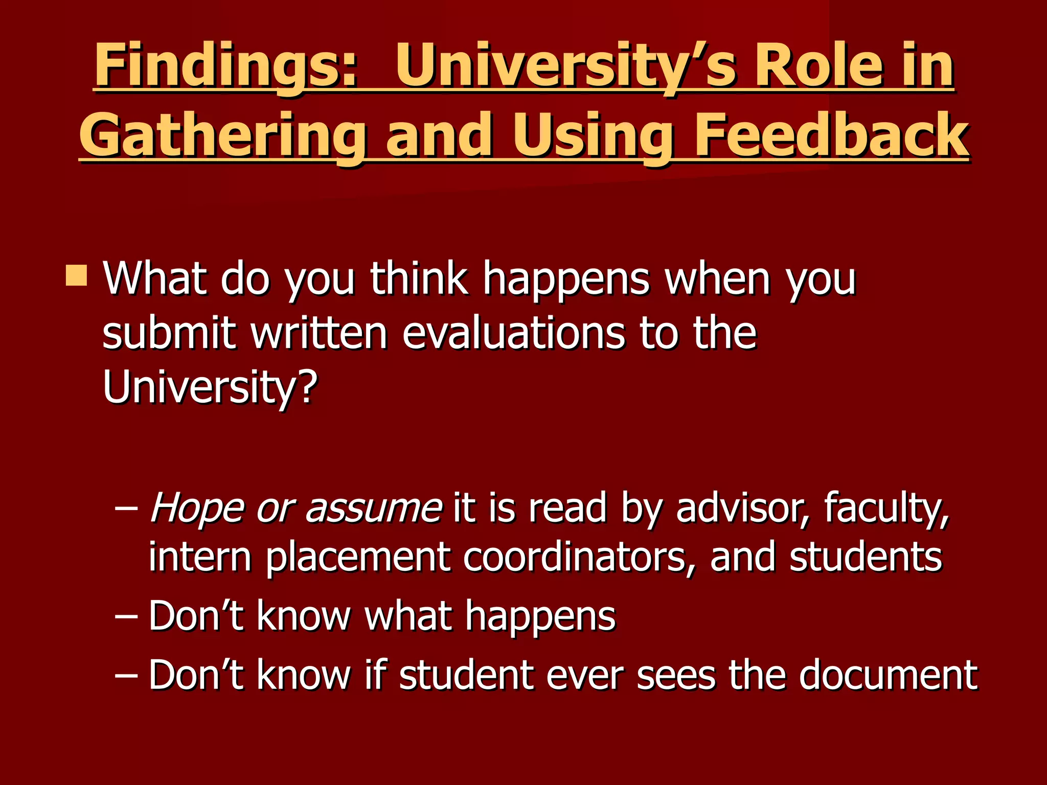 Strengthening the internship performance review for slideshare | PPT ...