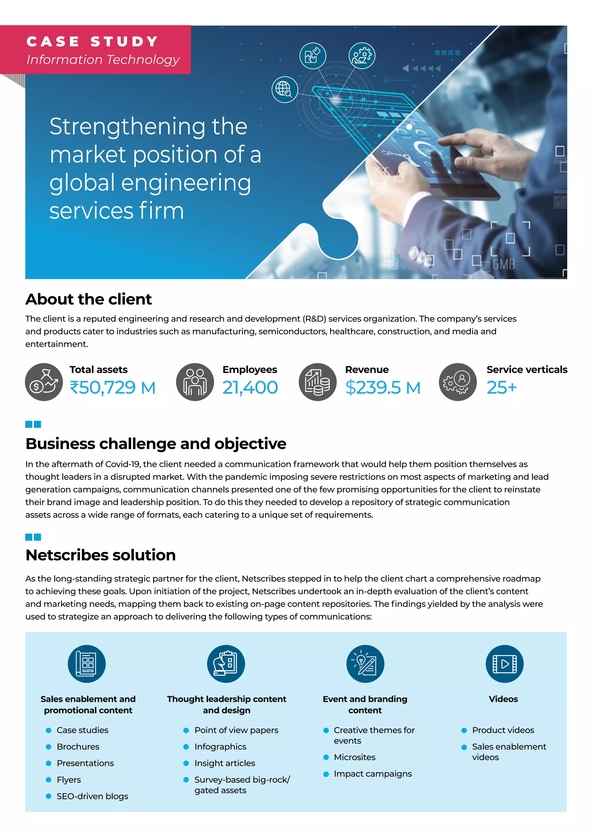 Strategic Marketing Communications: Case Study - Netscribes | PDF | Marketing and Advertising ...