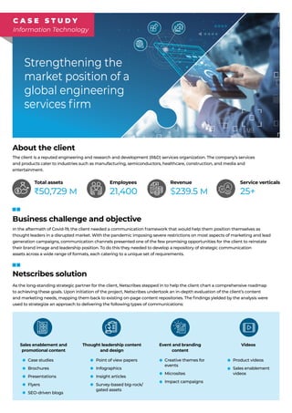 Strategic Marketing Communications: Case Study - Netscribes | PDF ...