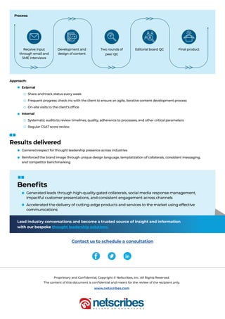 Strategic Marketing Communications: Case Study - Netscribes | PDF | Marketing and Advertising ...