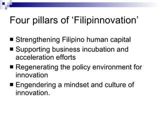 Strengthening the National Innovation System of the Philippines: A ...