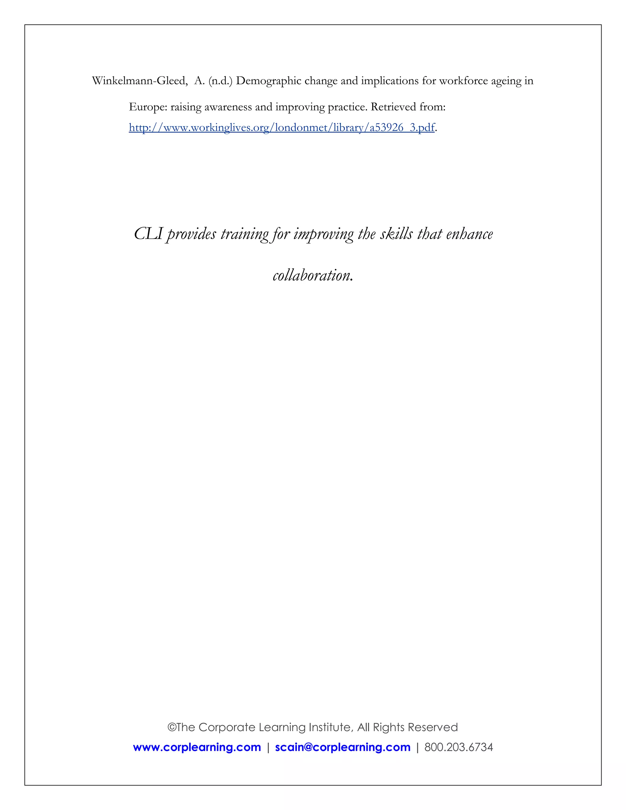 Strengthening your Organization’s Collaborative Potential | PDF