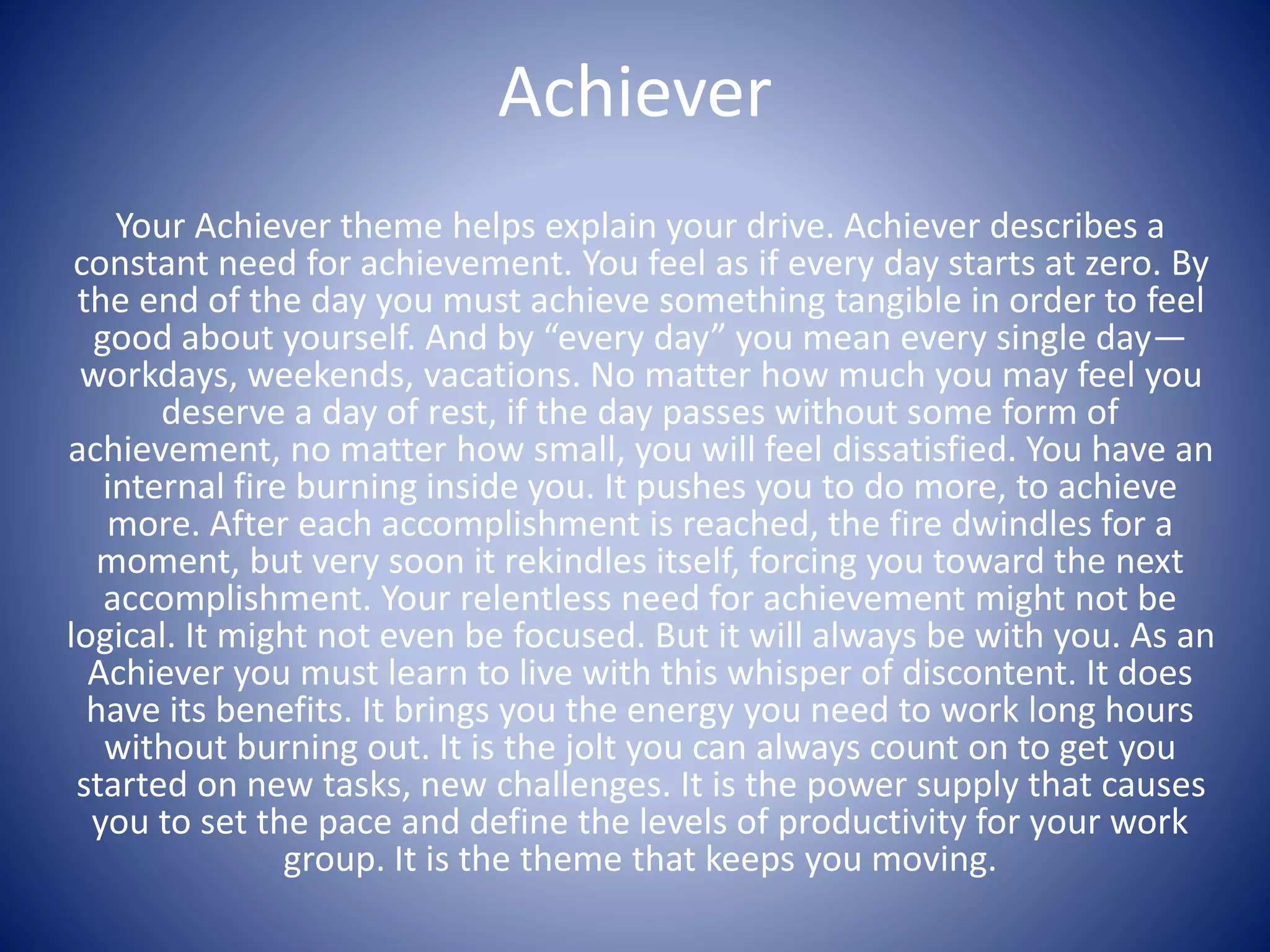 Strength finder | PPTX