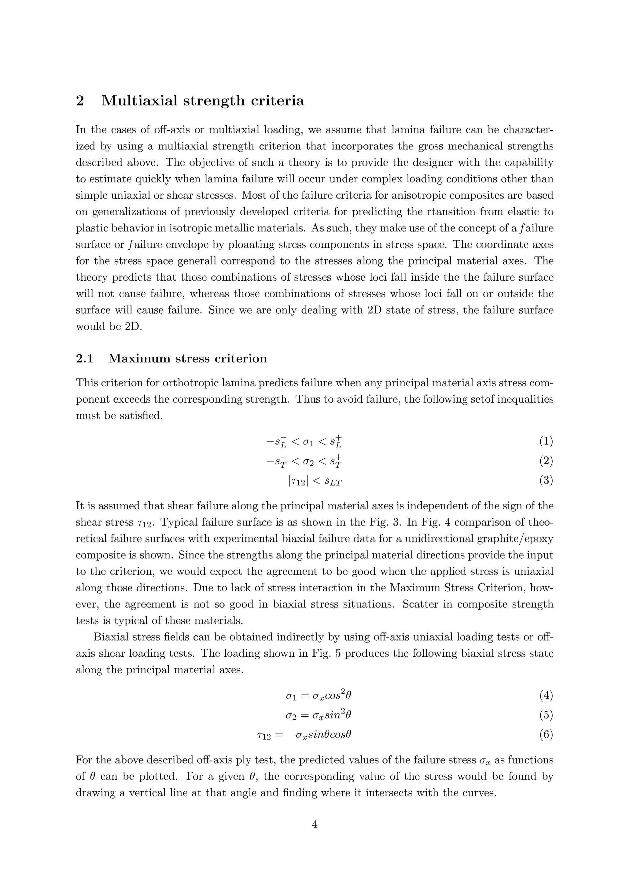 Strength and Mechanical behavior of FRC lamina | PDF