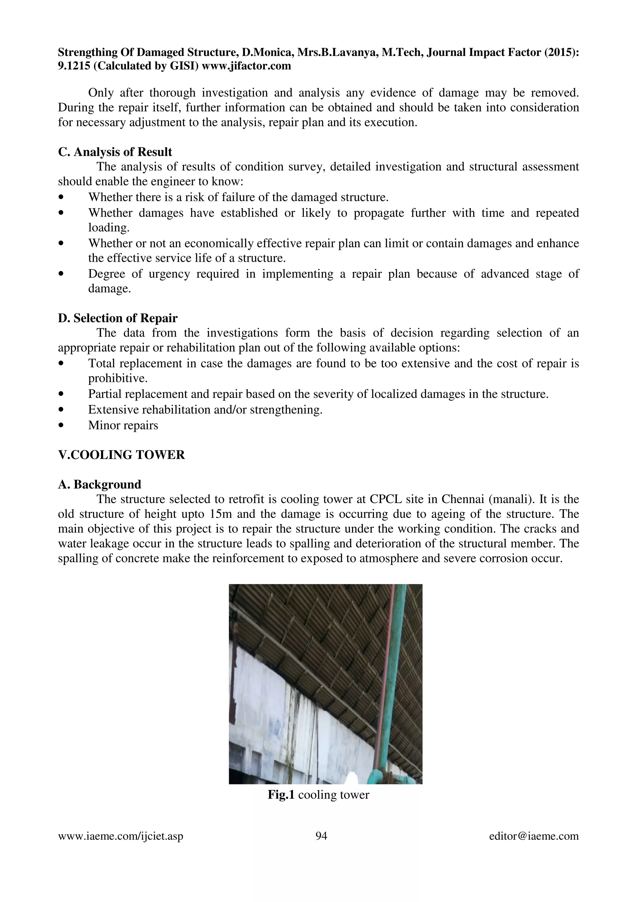 STRENGTHING OF DAMAGED STRUCTURE | PDF