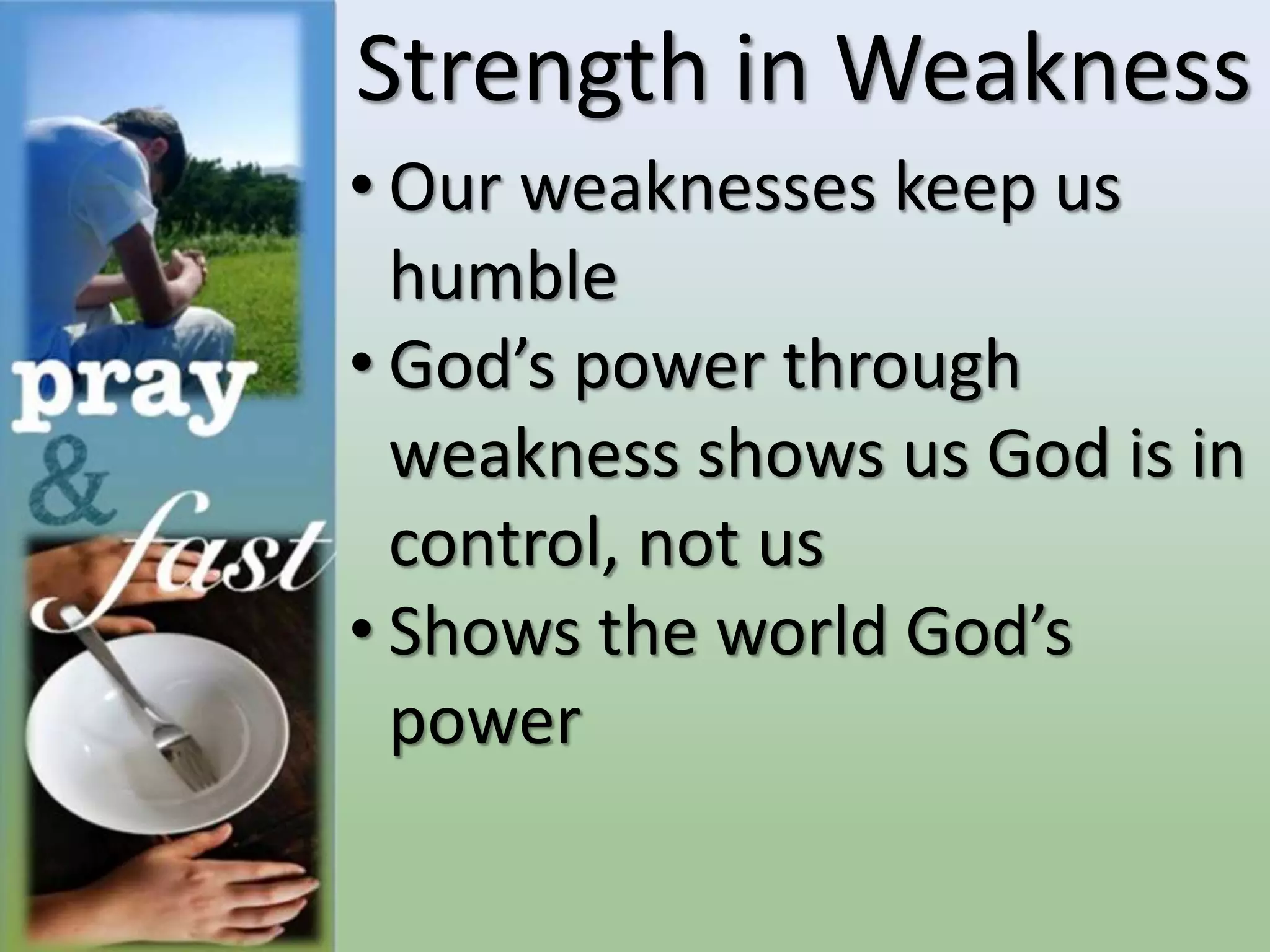 Strength in Weakness | PPTX