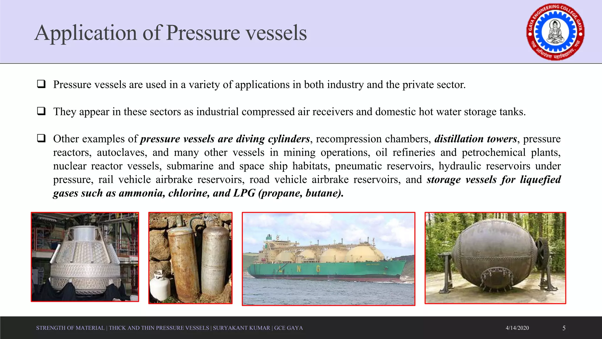 Thin Pressure vessels | PDF