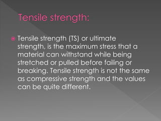 Some basics of Strength Of Materials.. | PPTX