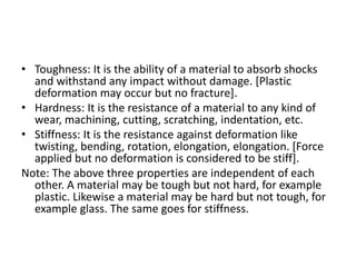 Properties of materials | PPT
