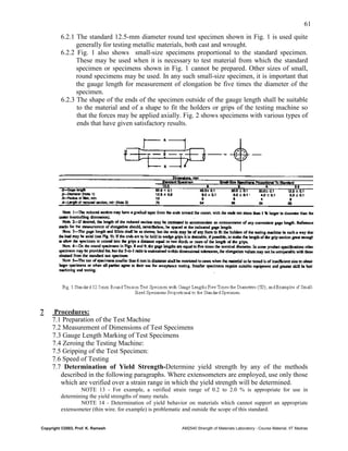 Strength of materials laboratory manual | PDF
