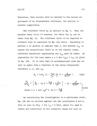 Strength of plate girders in shear proc. asce 87 (st7) original | PDF